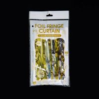 Quality Modern Tassel Gold Foil Curtain Backdrop Event Supplies For Party Decor Adding for sale