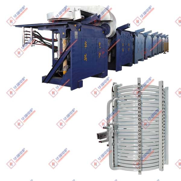 Quality Power Saving Induction Copper Melting Furnace Quick Reliable Safety 9000KW for sale