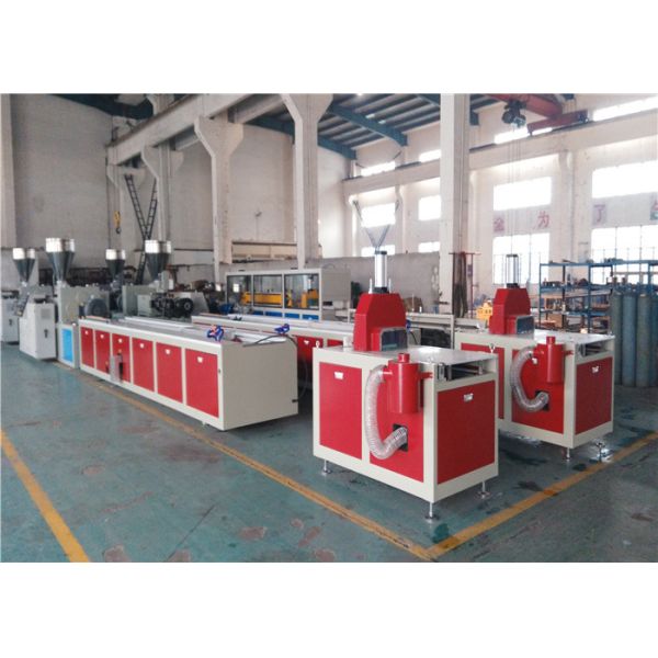 Quality PVC CABLE CONDUIT CHANNEL MAKING MACHINE WITH PLC TOUCH SCREEN CONTROL for sale