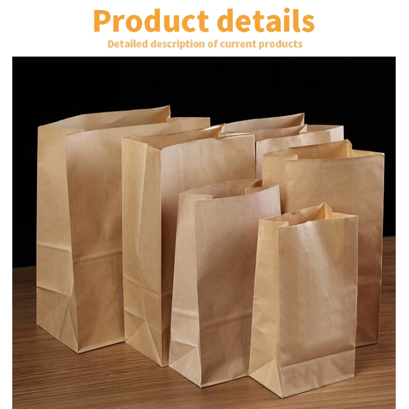 Quality Custom Logo Design Disposable Biodegradable Gift Paper Bags For Camping for sale