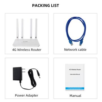 Quality WiFi Wireless 300Mbps LAN WAN Ethernet CPE 4G LTE Router Unlocked Sim Card for sale
