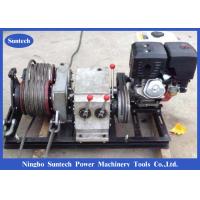 Quality Diesel Engine Two Drums Cable Winch Puller In Tower Erection Site for sale