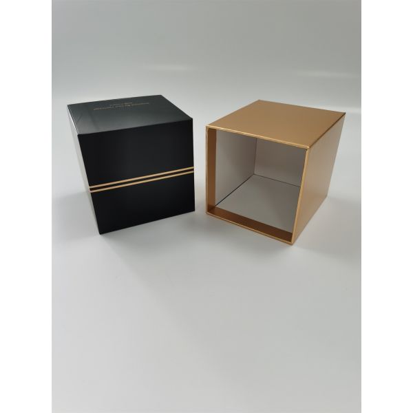 Quality Black Retail Custom Made Packaging Boxes Gift Embossing With Logo SGS for sale