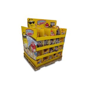 Quality Cardboard Pallet Chocolate Point Of Sale Display Two Way 100x800x1320 mm for sale