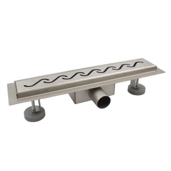 Quality Multi Sizes SUS304 Stainless Steel Modern Design Long Hair Floor Drain for Bathroom for sale