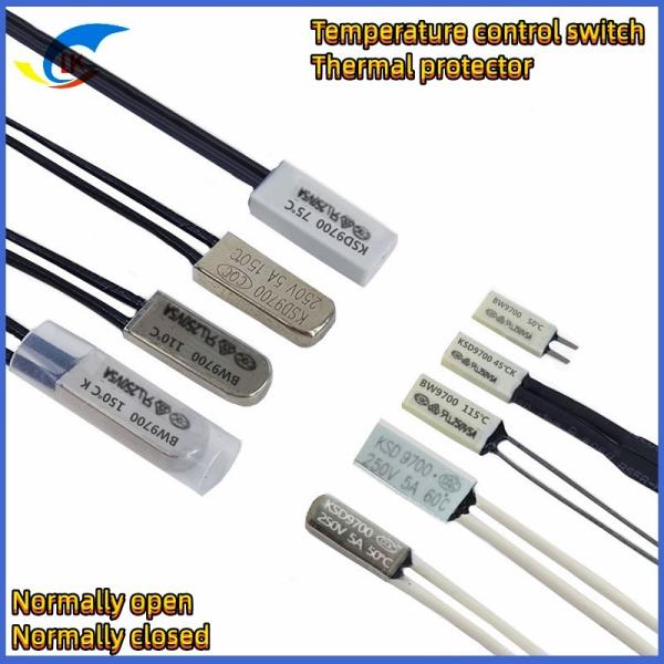 Quality Ksd9700 Thermal Protector Plastic Case Normally Open Thermostat Temperature for sale