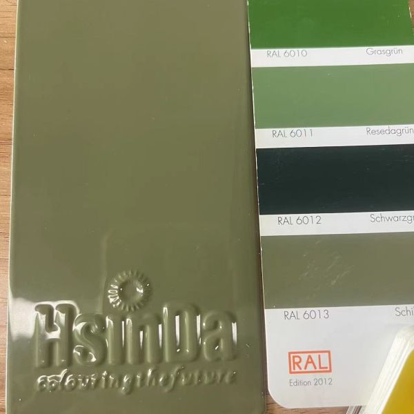 Quality High Gloss Ral 6013 Anti-corrosion Epoxy Polyester Powder Coating Paint for Electrostatic Spraying for sale