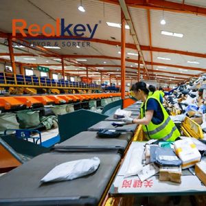 Quality Low Noise Advanced Cross Belt Sorter System Efficient Sorting for sale