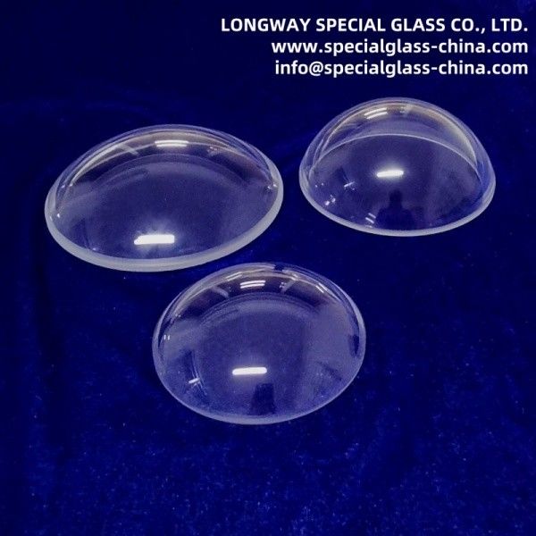 Quality Ar Coated Quartz Glass Optical Glass Dome Over 90%  High Transmission for sale