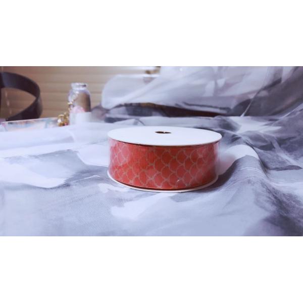 Quality Customized Print Satin Grosgrain Ribbon with Logo For Wrapping Decoration for sale
