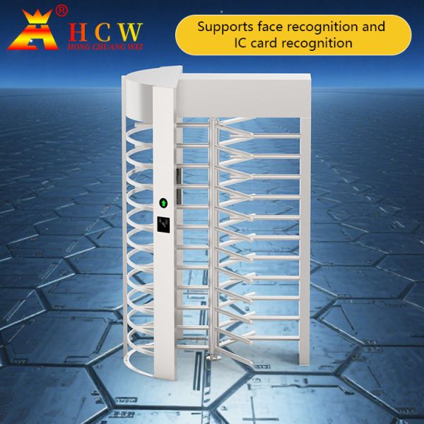 Quality Semi-Automatic Full-Height Turnstile for Construction Sites with Face Recognitio for sale