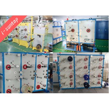 Quality SGS 4 Bobbin Head Wire Pay Off Machine Fiber Optic Cable Machine for sale