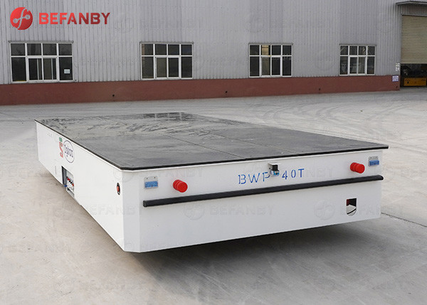 Electric Long Service Life Motorized 80t Transfer Cart