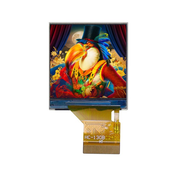 Quality ST7789V3 Driver IC Square IPS TFT Display 1.3 Inch 240x240 SPI Interface for sale