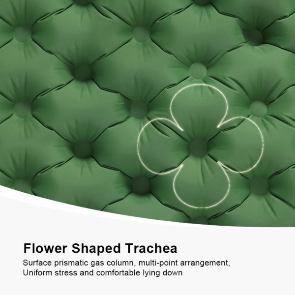 Quality Double Camping Pad For Sleeping Backpacking Sleeping Mat With Pillow for sale