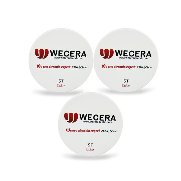 Quality Open System Preshaded Dental Zirconia Blank CAD CAM ST Color B2 D98*10mm 1100Mpa for sale