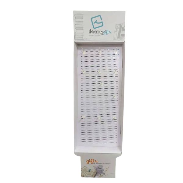 Quality Custom POS Cardboard Stand Display With Plastic / Metal Hooks for sale