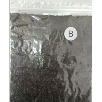 Quality Max 5% Moisture Roasted Seaweed Sheets Sushi Seaweed Sheets Dark Green Color for sale