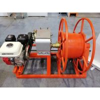 Quality Engine Motorised Take Up Winches For Conductor Pulling Winch for sale
