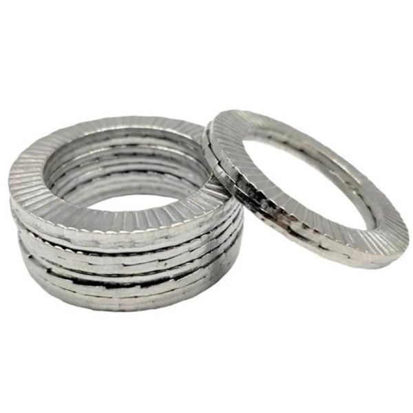 Quality M3 M4 M5 M6 M24 Dacromet Double Fold Self-Locking Washer DIN25201 for sale
