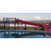 china Weather Resistance Fiberglass Backyard Water Slide For Kids With Stairs