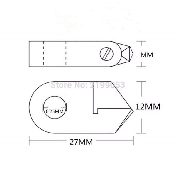 Quality V Shape 6mm Shank 135 Degree Posalux Diamond Tools for sale