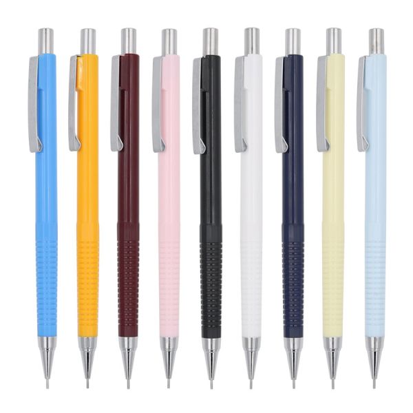 Quality Multiple Colors Plastic Automatic Press Pencil With Eraser Top Custom Logo for sale