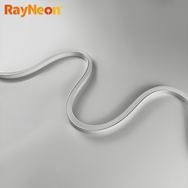 Quality 12*12mm White Silicone Cover For LED Strip Light Casing 5mm / 6mm Board Width for sale