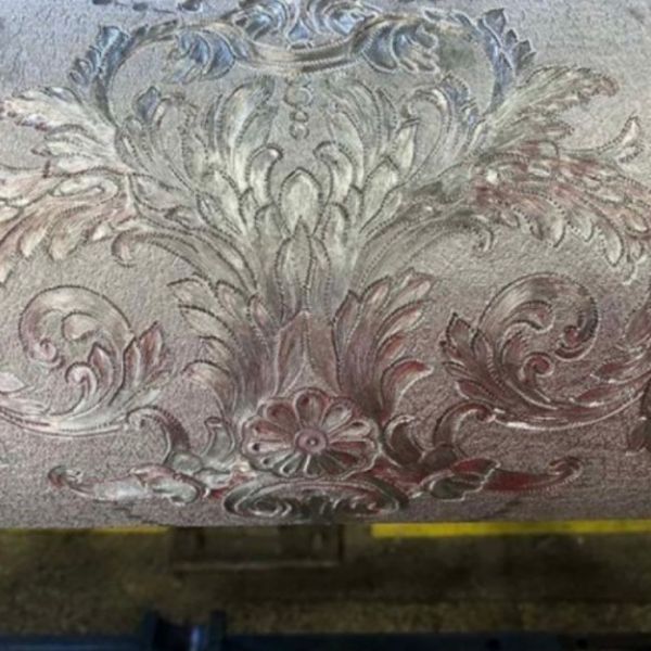 Quality Wallpaper Embossing Roller with 100-1500mm Diameter Chrome Plating and HV1100 for sale