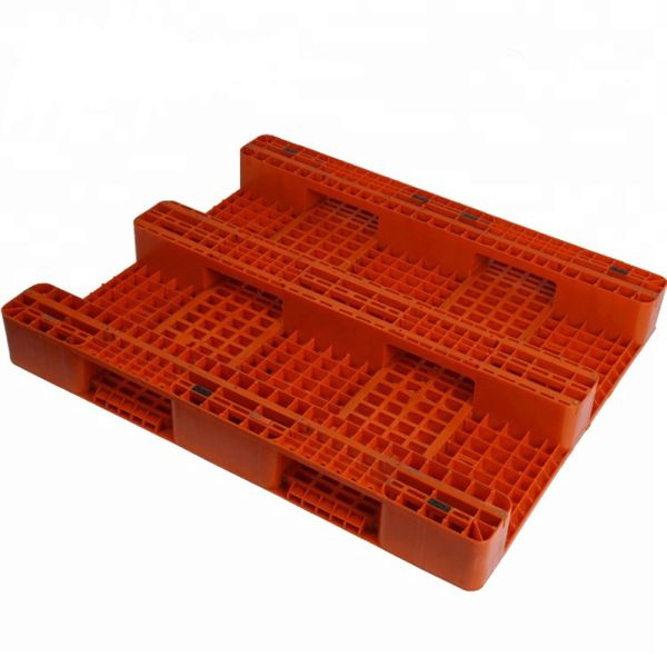 Quality 1000*1200mm Red Plastic Pallets Nestable Plastic Floor Pallet for sale