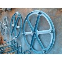 Quality Heavy Duty Upright Payout Turntable Cable Reel Stands With 500mm Cable Drum for sale