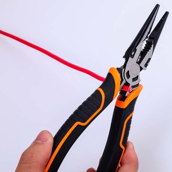 Quality Insulated Long Miniature Nose Plier Tool 8 Inch Multi Functional for sale