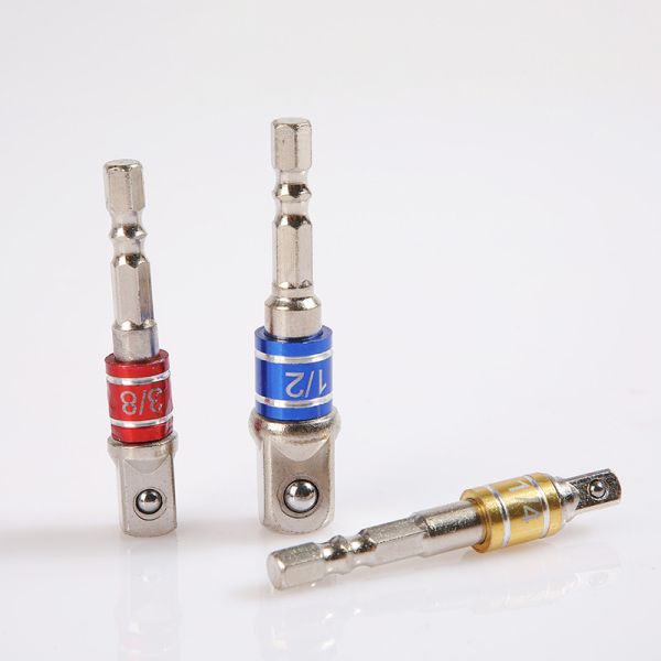 Quality Customized CRV Material 2.5 Inch Impact Grade Socket Adapter Set with Aluminum Sleeve for sale