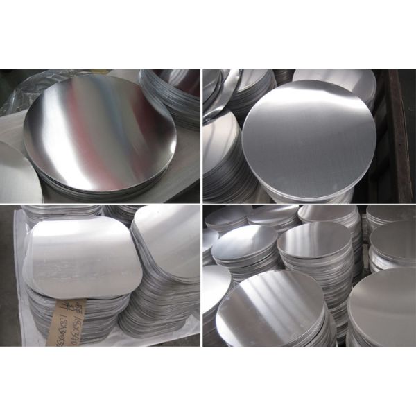 Quality 1050 1060 1100 3003 Aluminium Sheet Circle / Round Metal Circles For Cooking Utensils for sale
