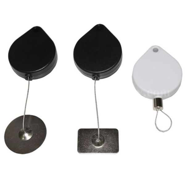 Quality Heart Shaped ABS Box Coiled Security Tether With Square Glutinous Plate End for sale
