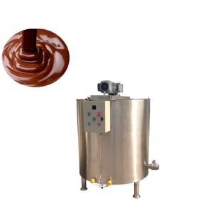 Quality 500L Electric Heating Melting Tank Chocolate Enrober Machine Double Jacket for sale