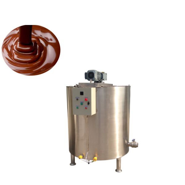 Quality 500L Electric Heating Melting Tank Chocolate Enrober Machine Double Jacket for sale