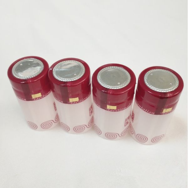 Quality Red White Liquor Bottle Capsules Wine Bottle Shrink Wrap Sleeves 30mm Dia for sale