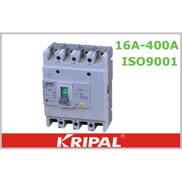 Quality Flame Retardant AC 400V Earth Leakage Circuit Breaker 40A 50A 63A 75A for sale