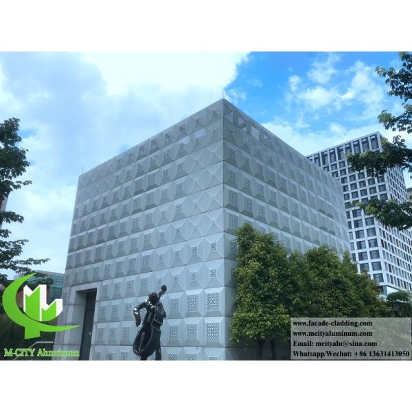 Quality Perforated metal facades aluminium cladding panel metal sheet for sale