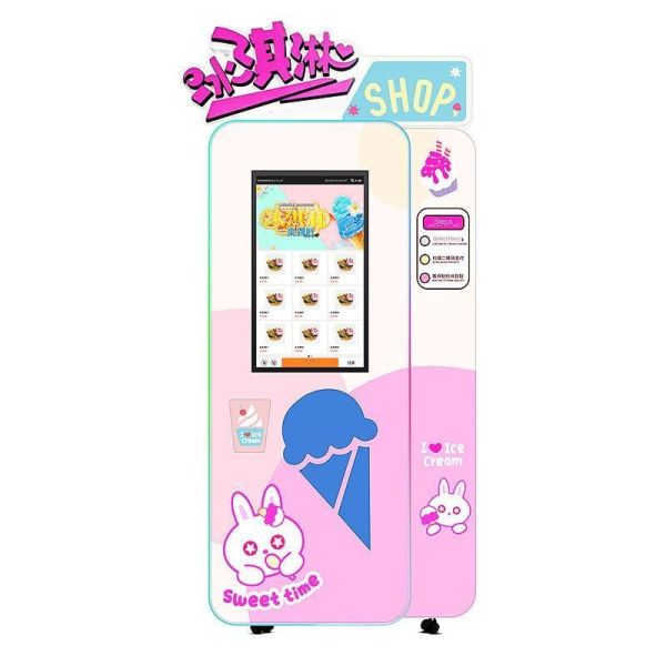 Quality 220V 320kg Self-service Smart Ice Cream Vending Machine for Quick and Easy Treats for sale