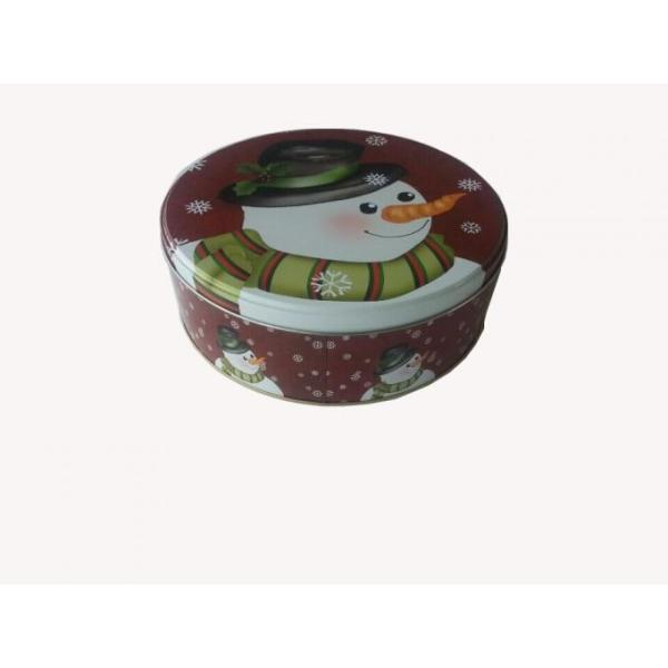 Quality Empty Cookie Tins Oreo Christmas Tins Decorative Tins with Lids Metal Containers for sale