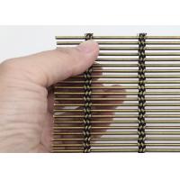 Quality 4mm 304 Stainless Steel Architectural Mesh Curtain Ceiling Facade for sale
