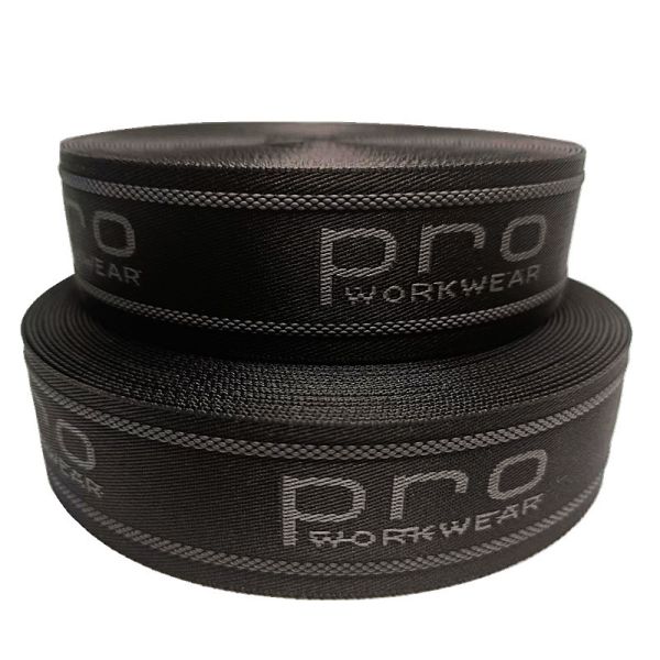Quality Custom Rubber Non Slip Polyester Jacquard Webbing For Cloth for sale