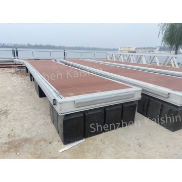 Quality Pedestal Pontoon Floating Dock Water Bridge 3.0KPA For Swimming Pool for sale