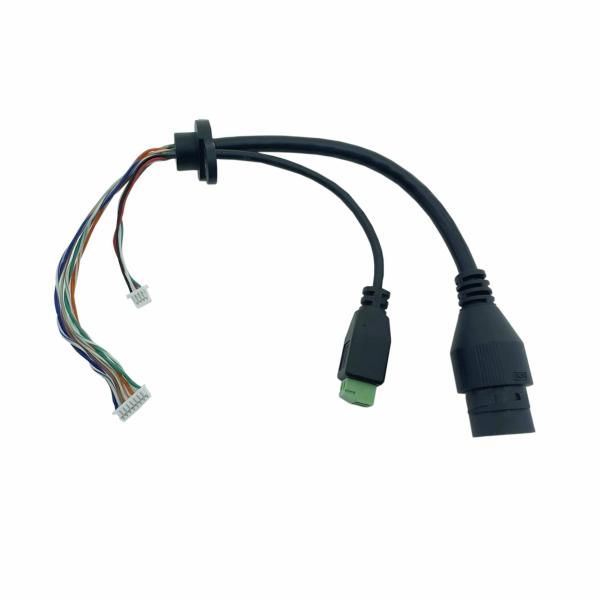 Quality Wire Harness RJ45 Base Custom Wire Harness Assembly For IP Camera MX1.25-8PIN for sale