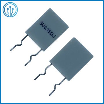 Quality Vertical Mount Non Inductance Ceramic Housed Cement Fixed Resistor BPR 5W 0.15R for sale