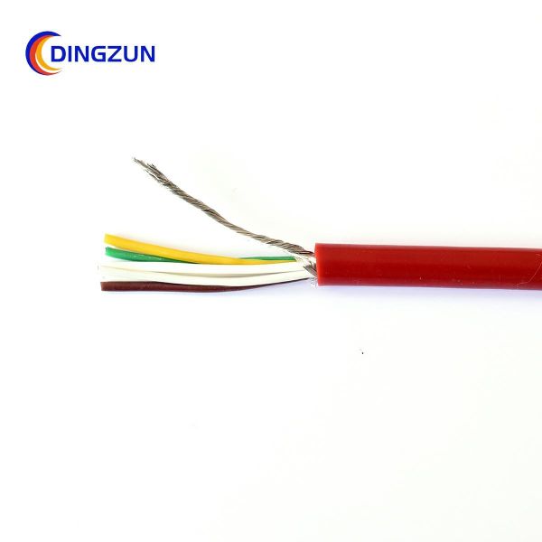 Quality SIHF Flexible Silicone Wrap 4 Cores Shielded Cable 450V 750V for sale