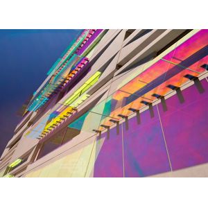 Quality Door Window Color Change Dichroic Glass Laminate for sale