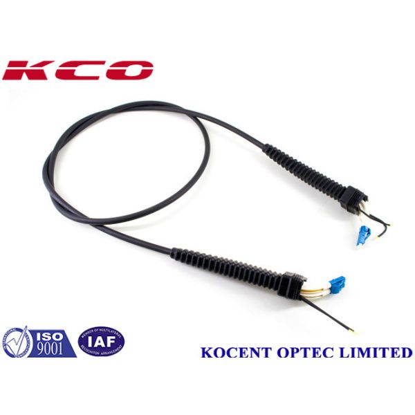 Quality Armored Fiber Optic Patch Cord 2 Cores SM MM OM3 OM4 CPRI DLC Patch Cable for sale